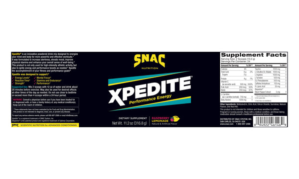 XPEDITE® 10 Single Servings Supplement — SNAC Nutrition