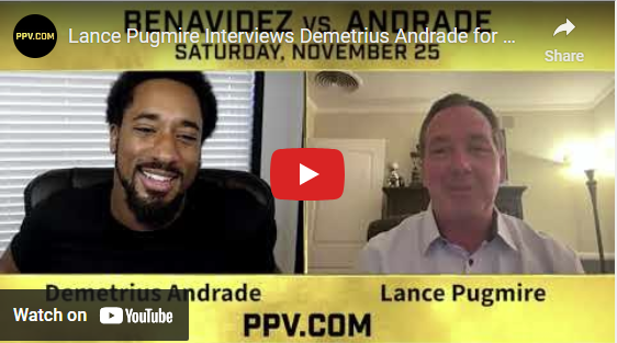 Lance Pugmire Interviews Demetrius Andrade for PPV.COM – SNAC Nutrition